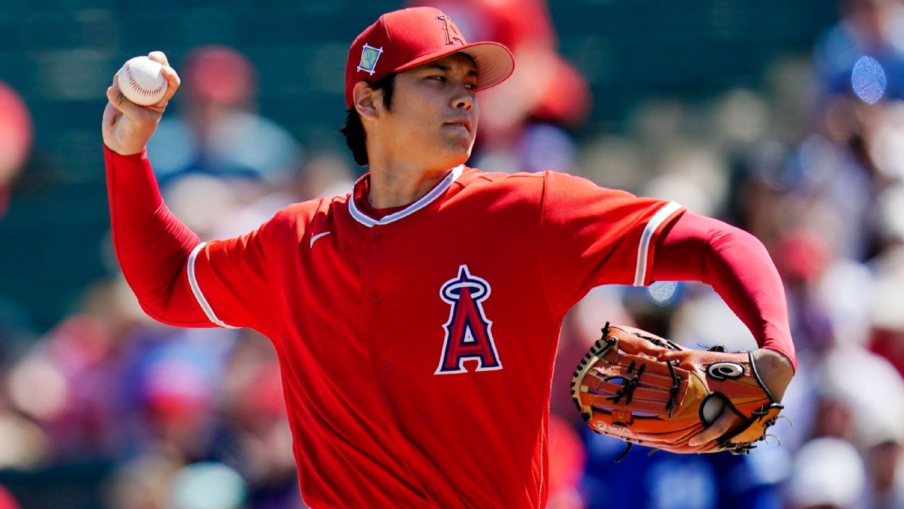 Shohei Ohtani, de Los Ángeles Angels, hace debut en montículo de ...