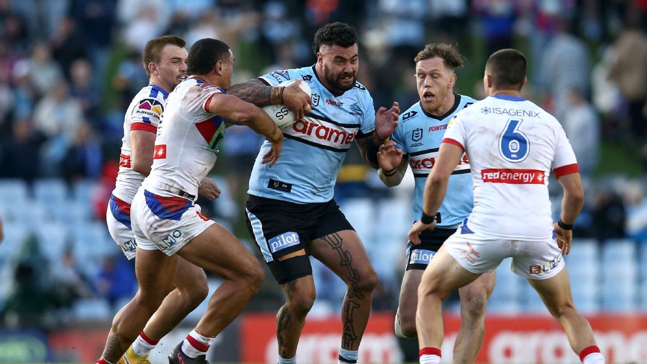 NRL Round 4 Cronulla Sharks delight in Aiden Tolman milestone against ...