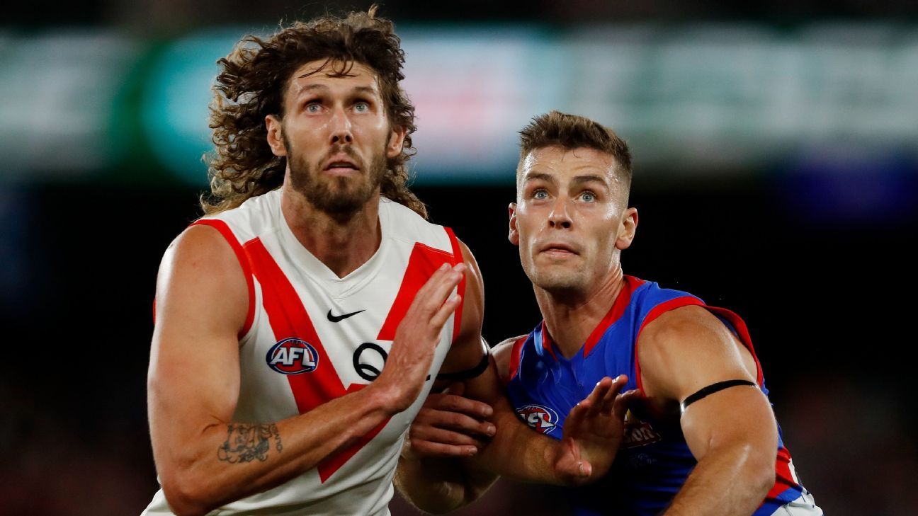 AFL Round 3 Sydney Swans ruckman Tom Hickey out for six games - ESPN