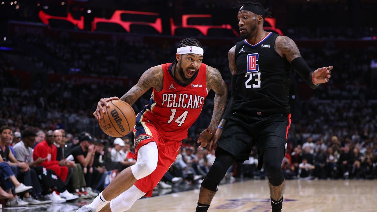 NBA: Pelicans, liderados por Ingram, vencem Clippers sem Paul George e se classificam para os ...