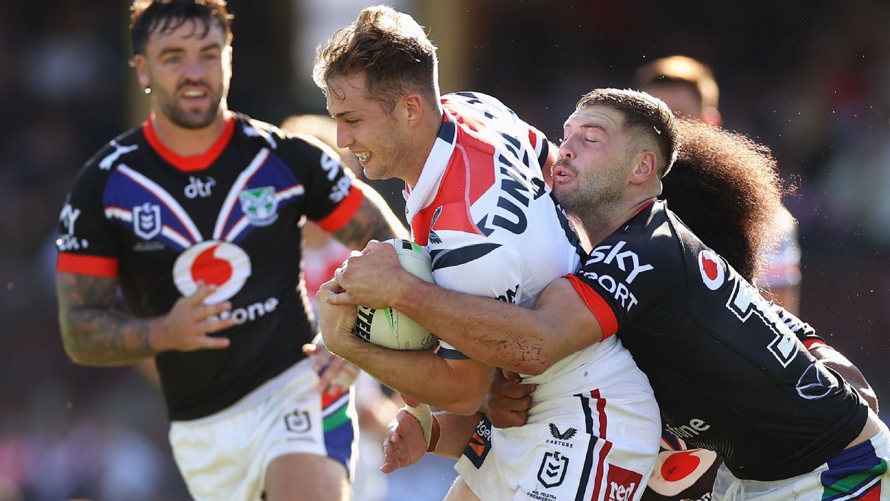 Walker leads Roosters to victory over Warriors - ESPN