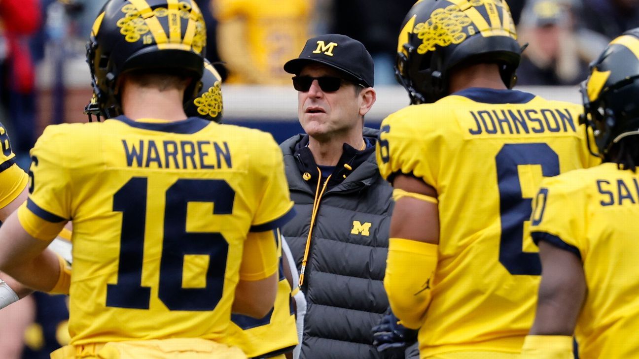 Jim Harbaugh says he'll be back at Michigan next season - ESPN