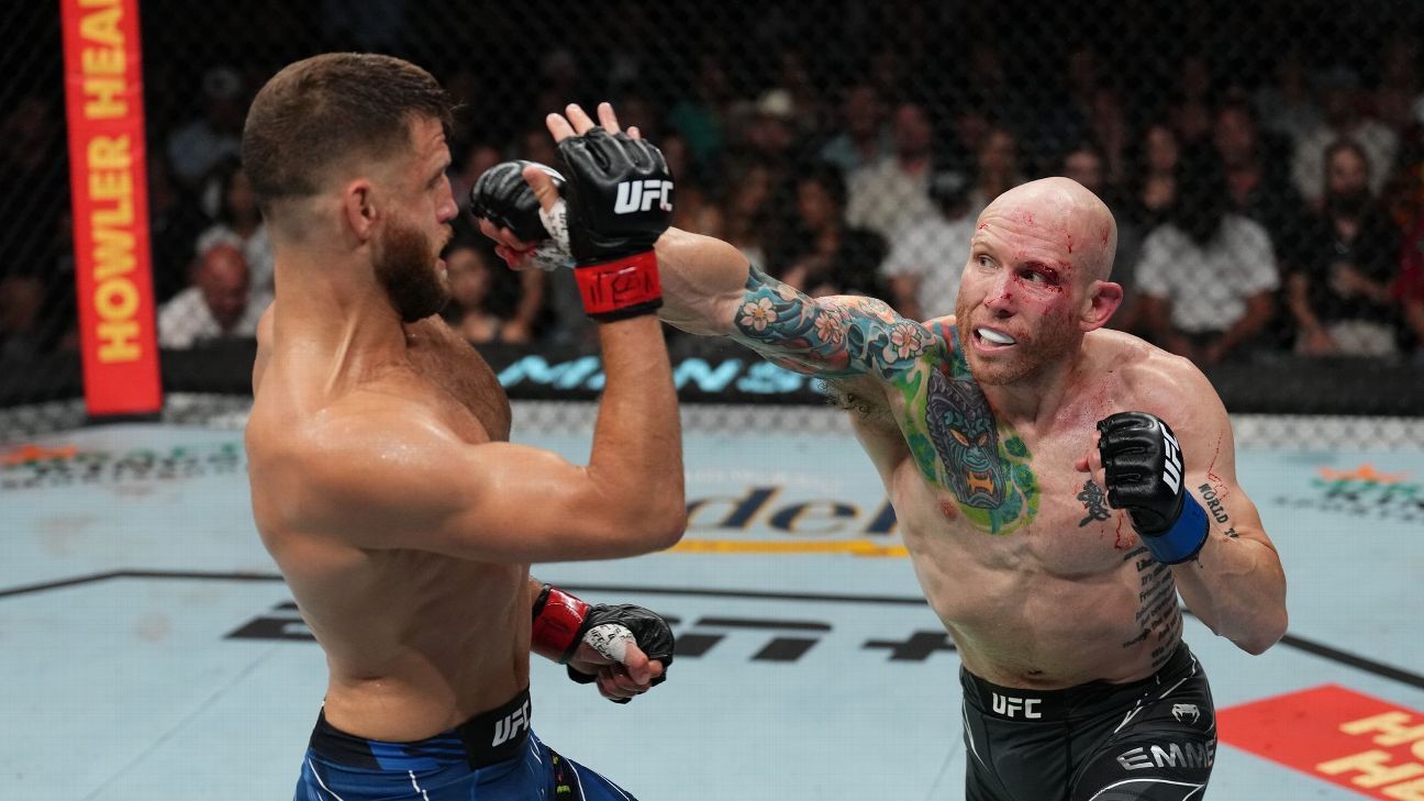 UFC Fight Night: Josh Emmett wins a five-round thriller, Kevin Holland ...