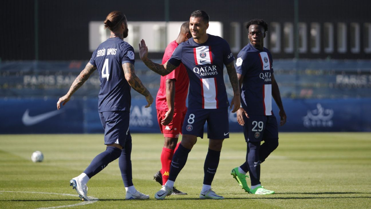 Sem Neymar e Mbappé, Sergio Ramos marca, e PSG vence time da segunda ...
