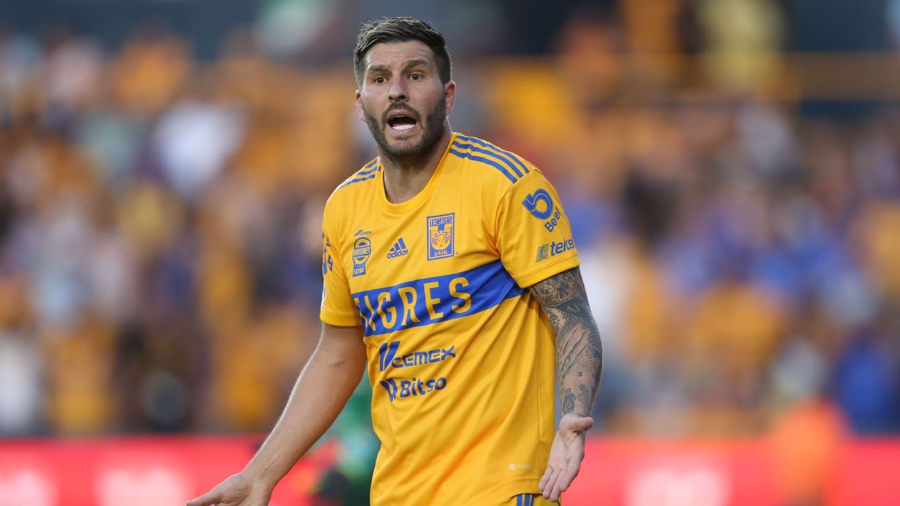 Gignac será sometido a estudios tras golpe que recibió en el Tigres vs ...