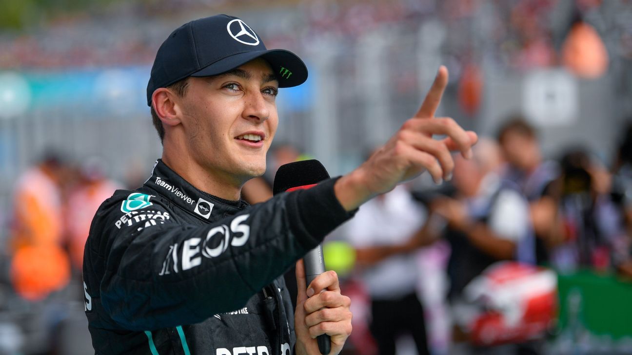 George Russell sorprende con primer a pole de Mercedes en la temporada ...
