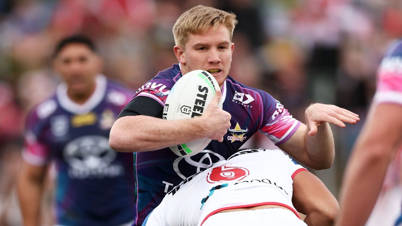 NRL Tom Dearden, North Queensland Cowboys suffer painful NRL blow - ESPN