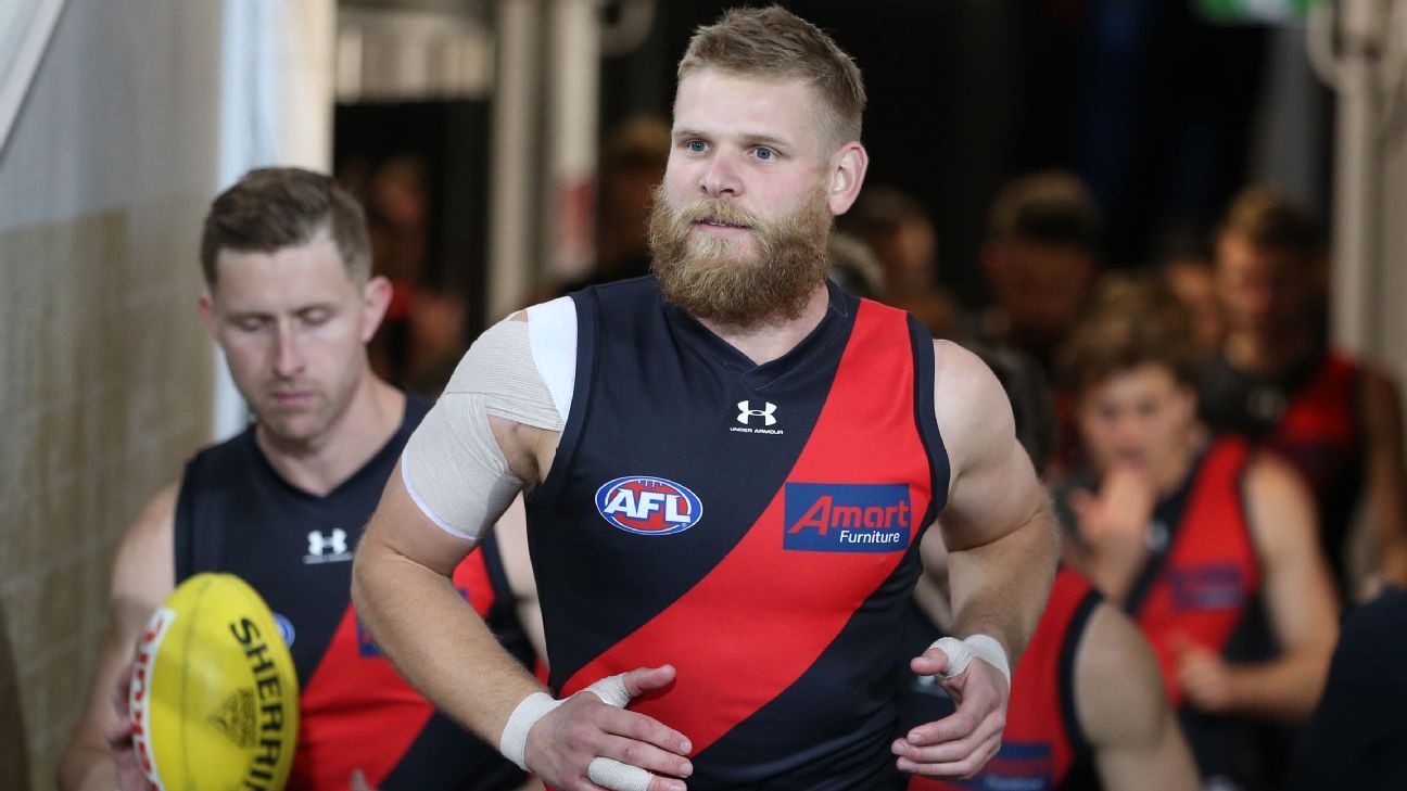 AFL Round 23 Essendon's Michael Hurley calls time on AFL career - ESPN