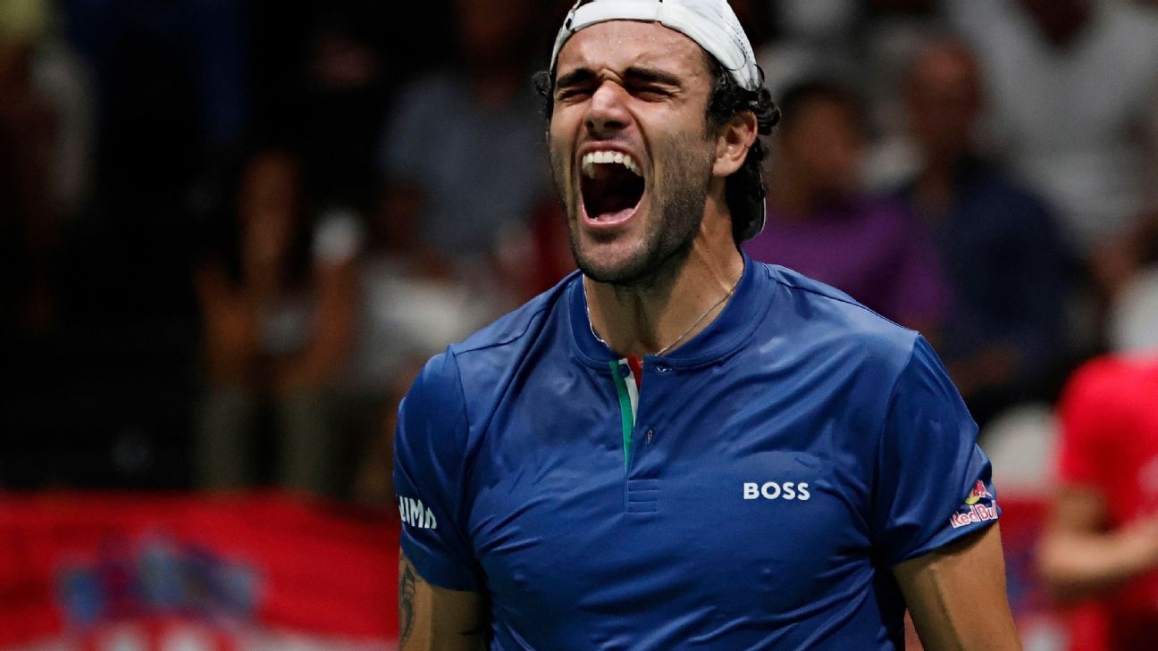 Copa Davis: Musetti y Berrettini le dieron el triunfo a Italia - ESPN