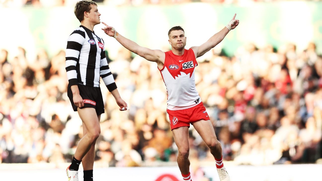 AFL Finals Sydney hold off fourth-quarter Collingwood surge to move ...