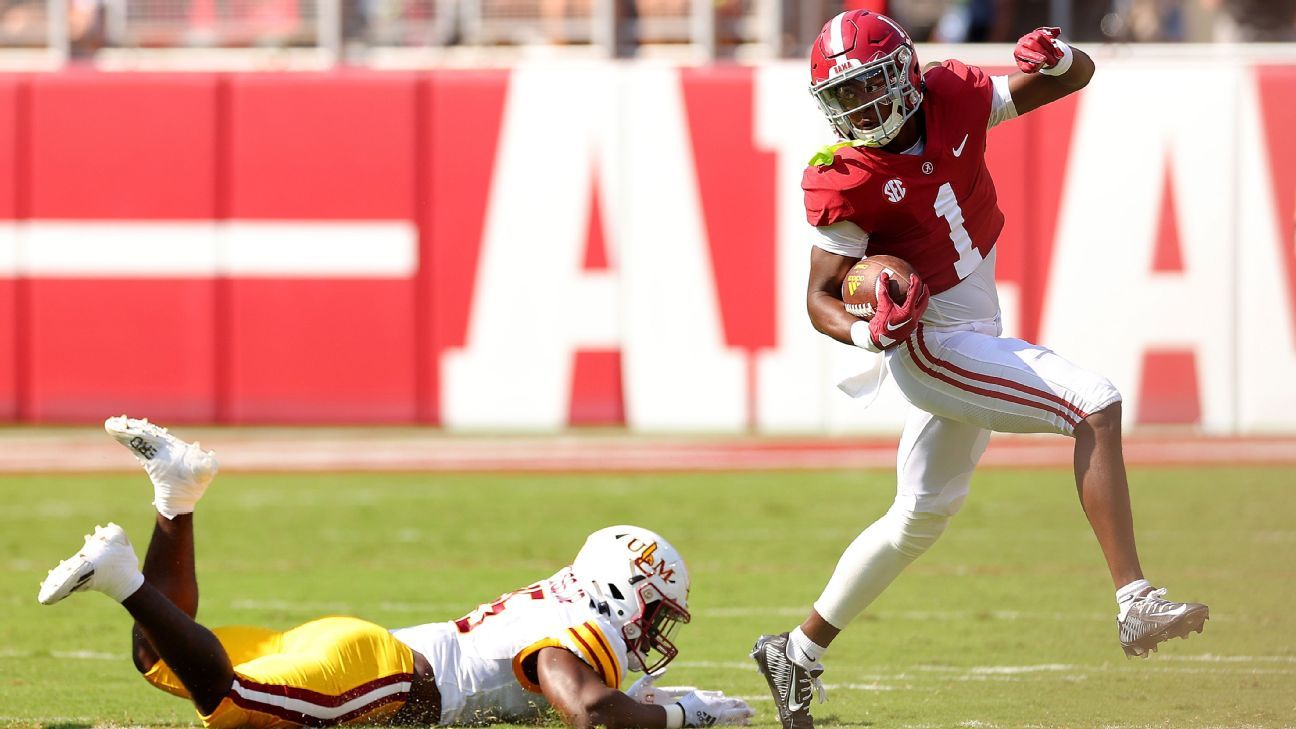No. 2 Bama scores in all phases to dominate UL Monroe - ESPN