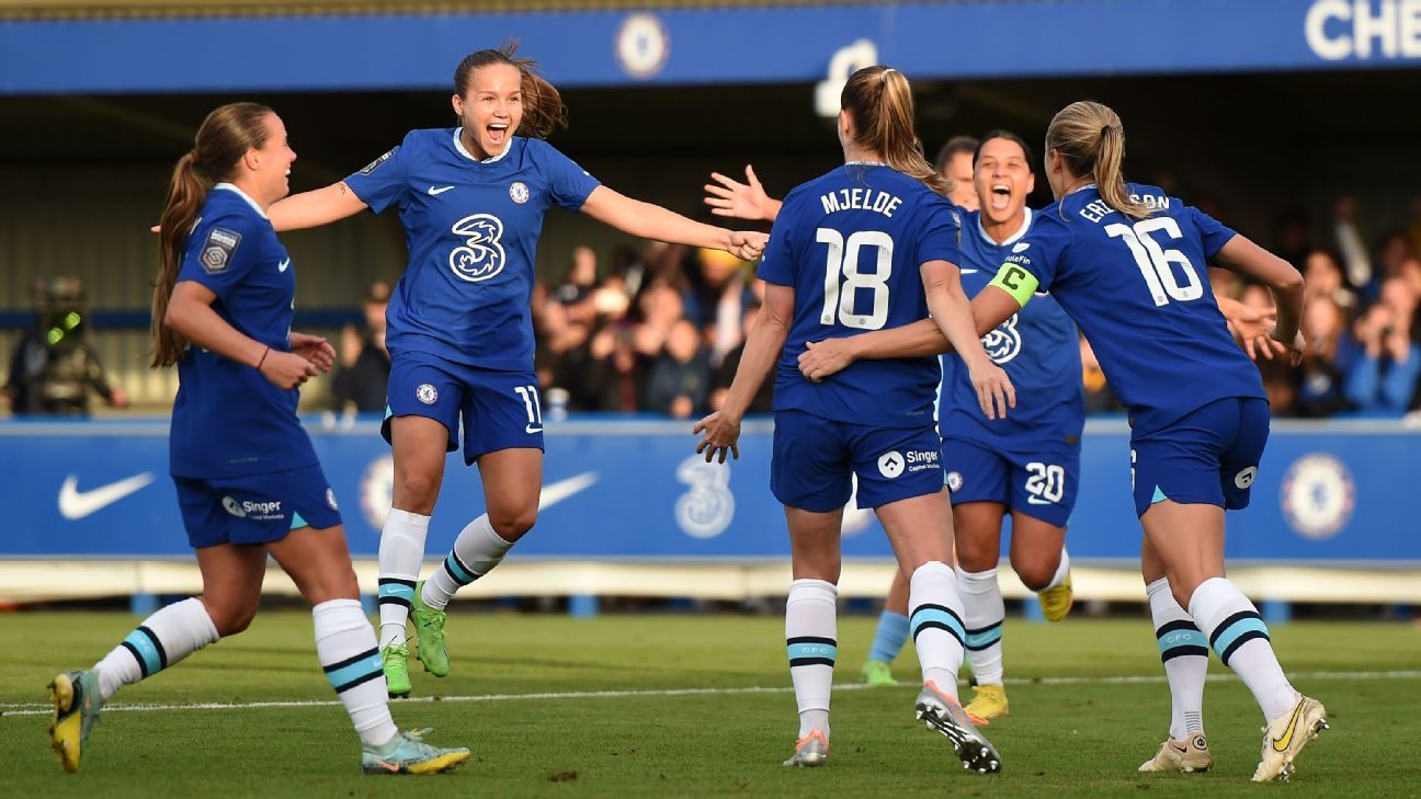 Chelsea persistence leads WSL champions to win vs. Man City - ESPN