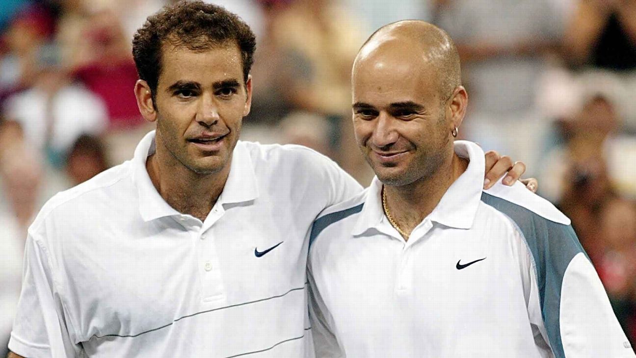 Agassi-Sampras, el anterior 1-2 del ranking ATP de un mismo país - ESPN