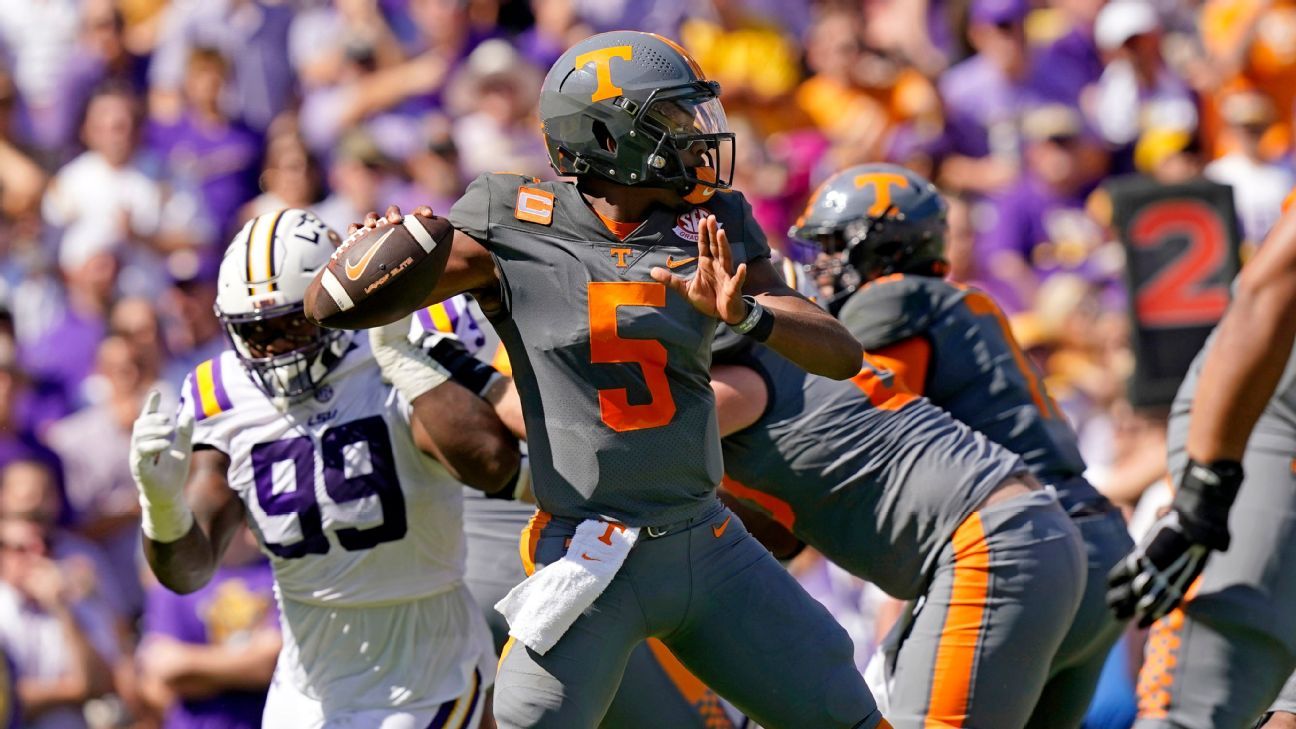 NFL draft spin, weekly risers: How Hendon Hooker, midtier QBs stack up ...