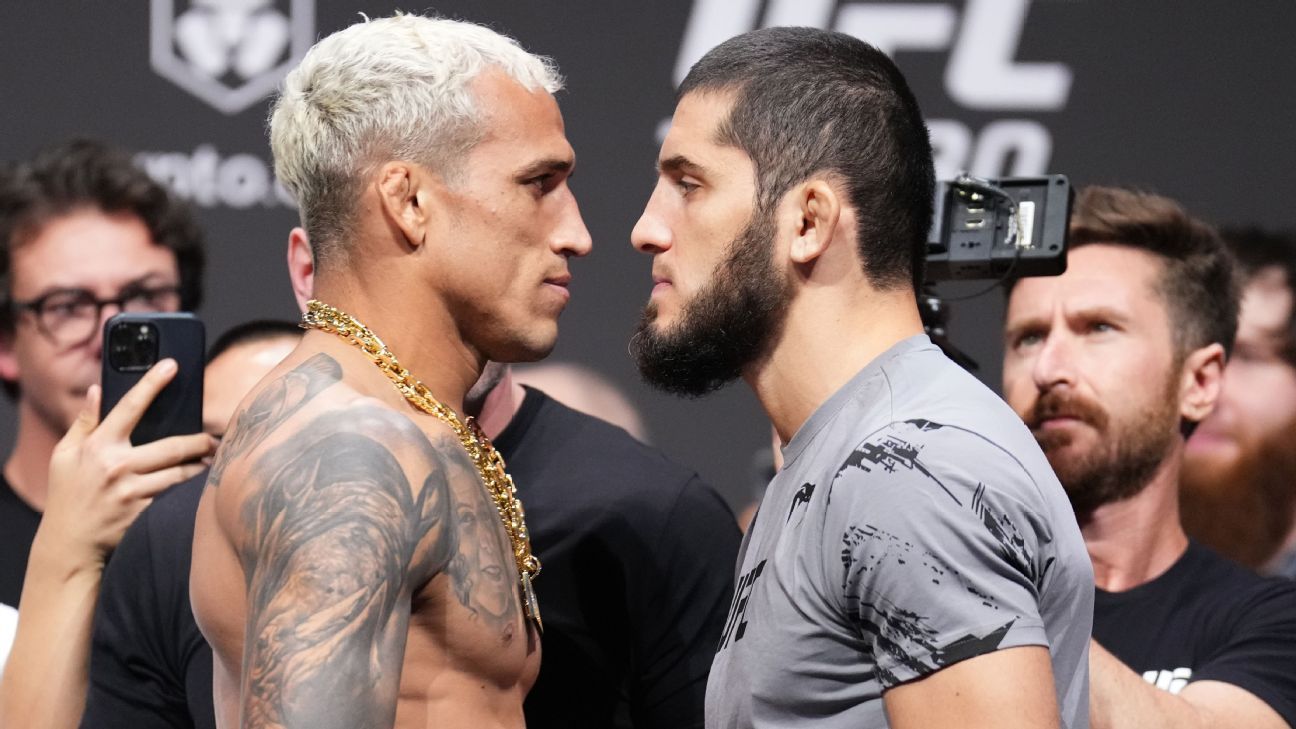 Parceiros de treino de Charles do Bronx e Islam Makhachev se encaram no ...
