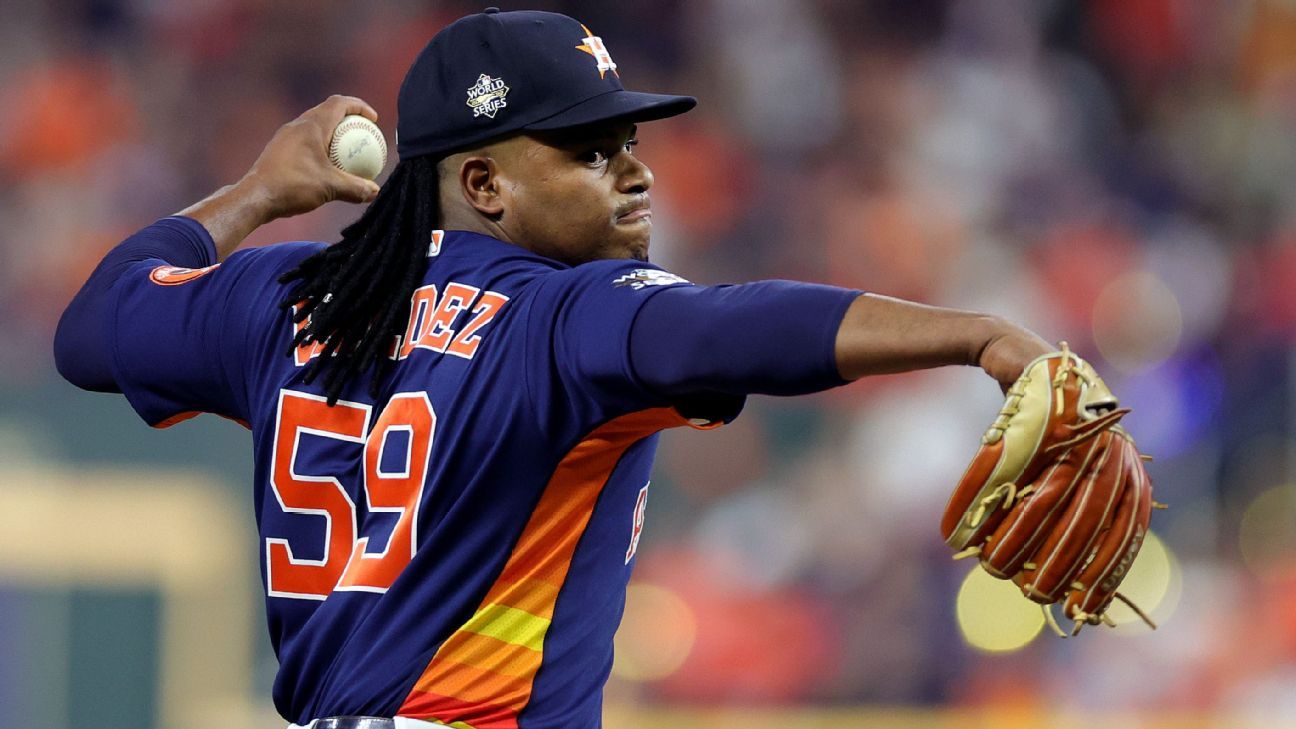 Pitcher dominicano Framber Valdez controla emociones, lanza joya y ...