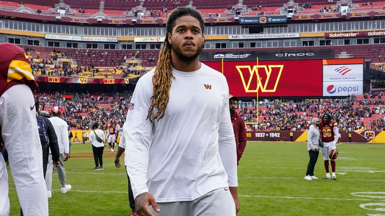 Washington Commanders recuperan a Chase Young en los entrenamientos - ESPN