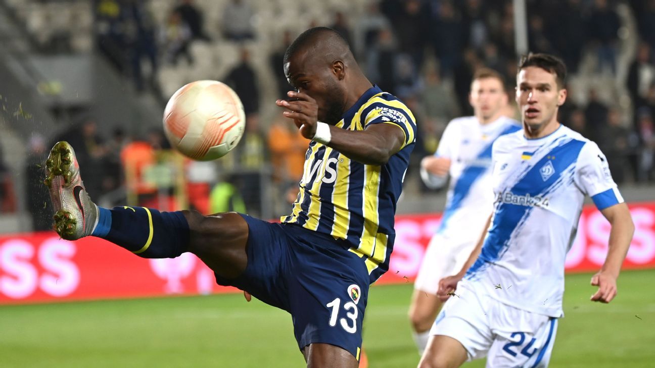 Enner Valencia fue titular con el Fenerbahce en la victoria sobre ...