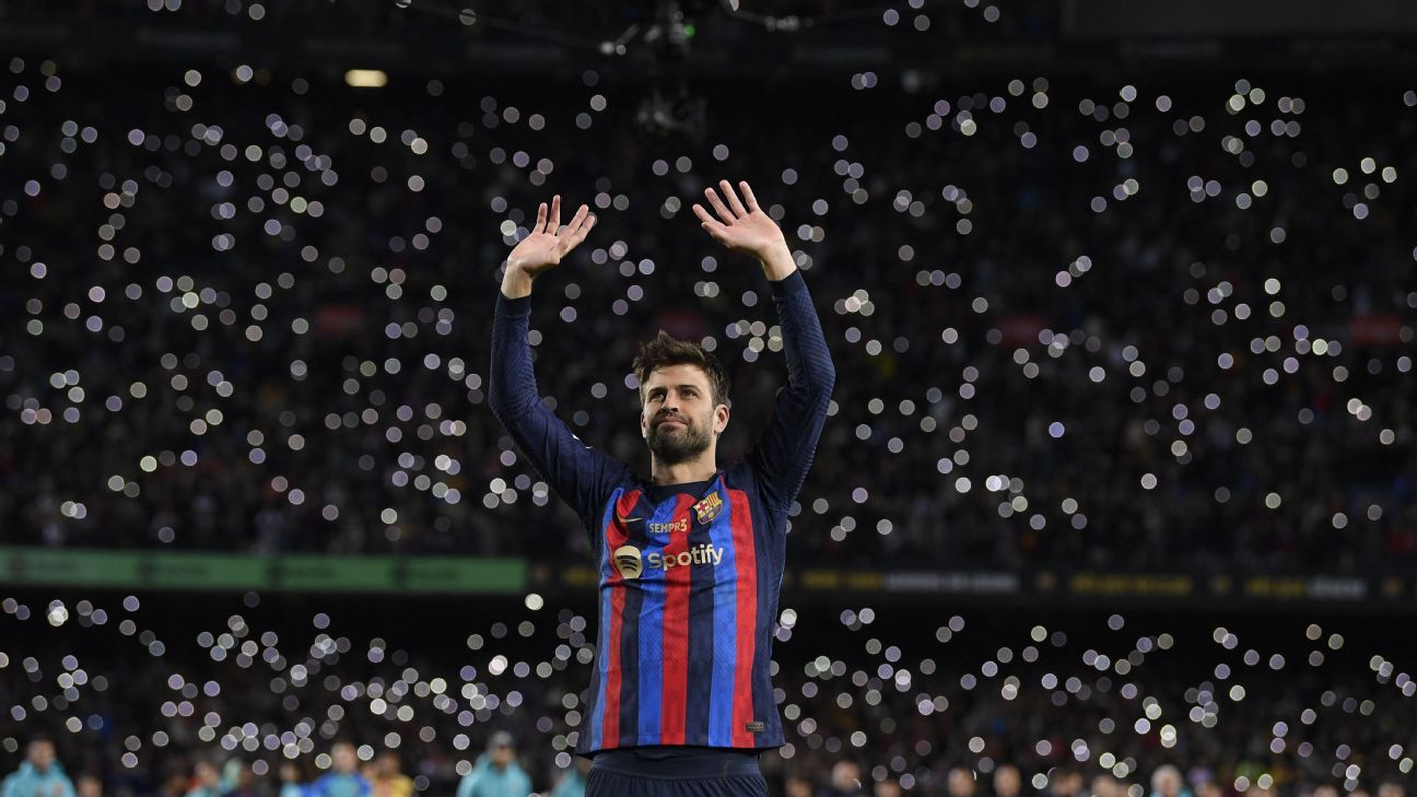 Gerard Pique's emotional goodbye shows what he meant to fans as ...