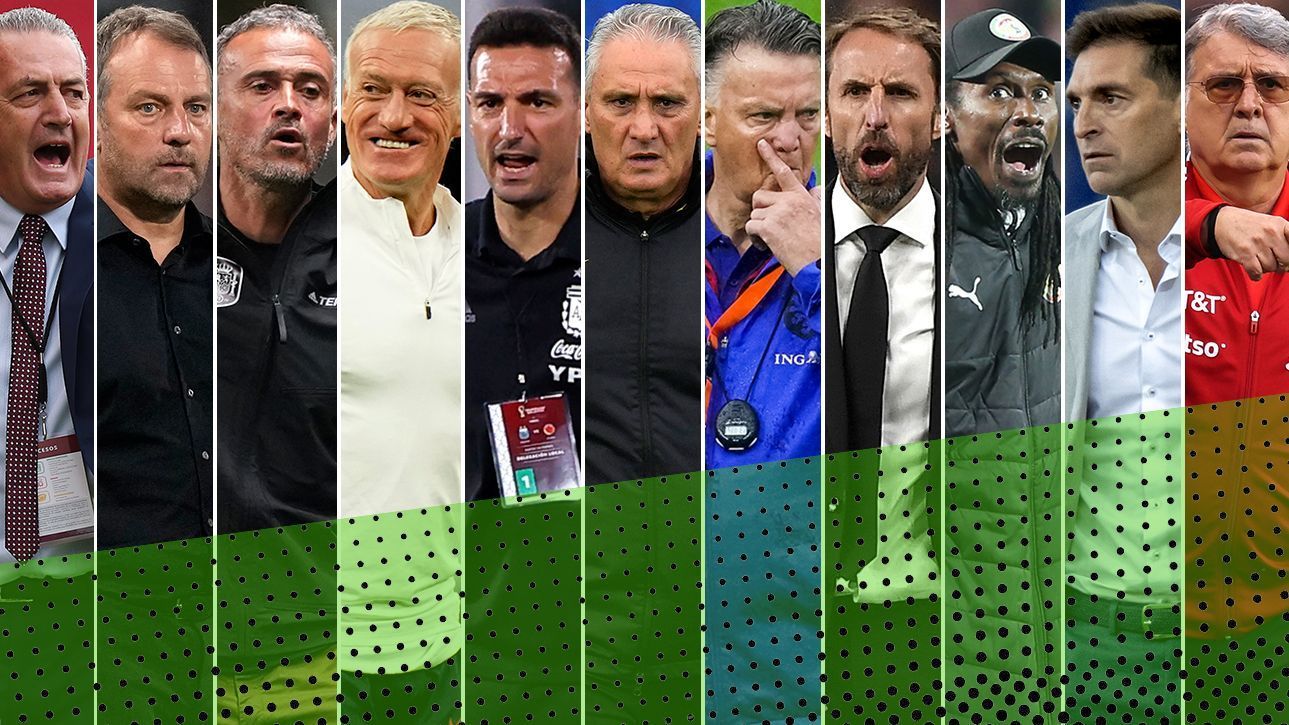 Los entrenadores de todas las selecciones que participan de la Copa del ...