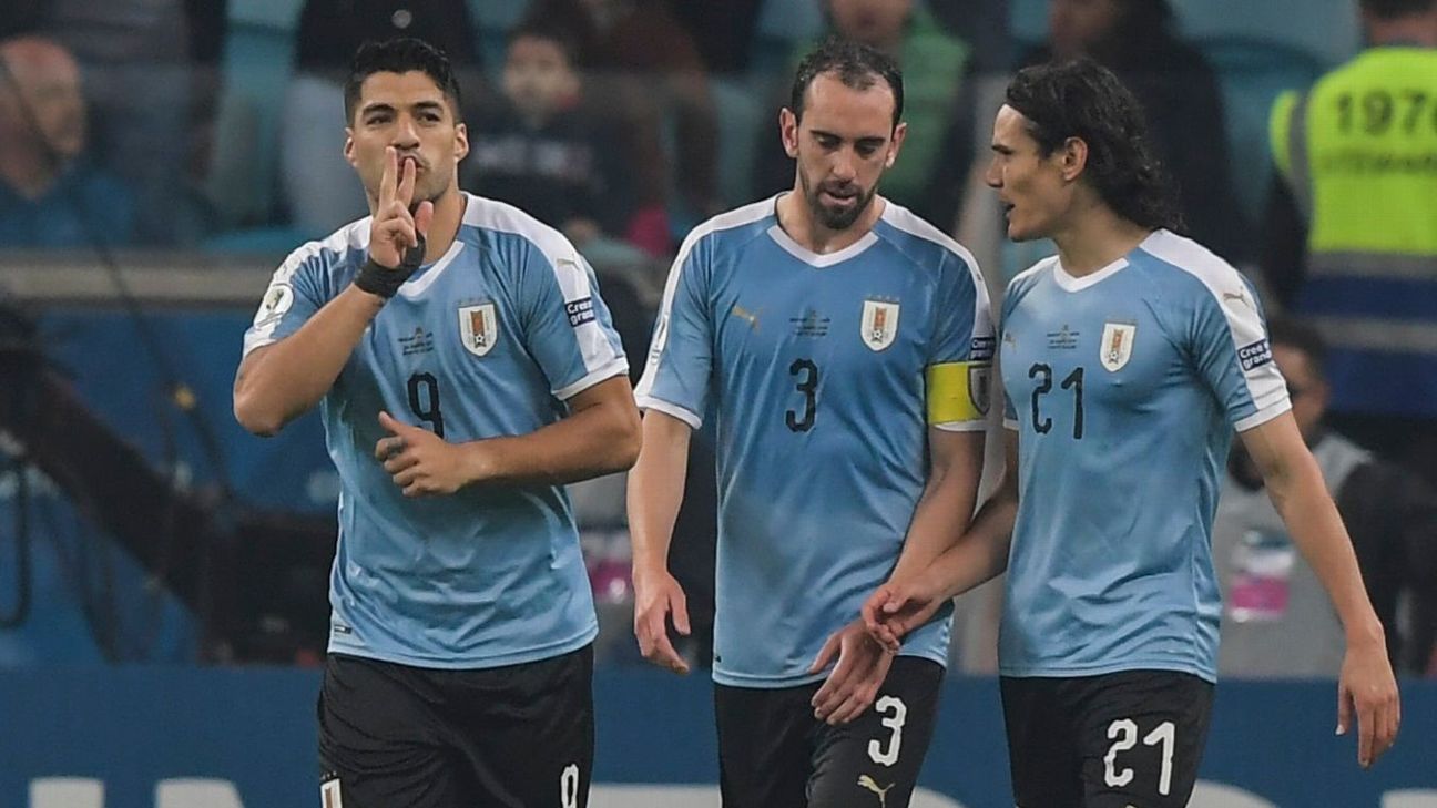 Uruguay's Cavani, Suarez, Godin eye World Cup glory - ESPN