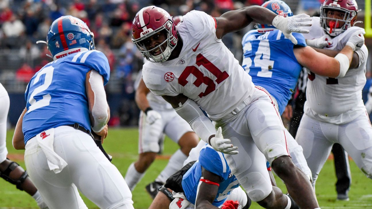 NFL draft spin, risers: Is Will Anderson Jr. still the No. 1 prospect ...