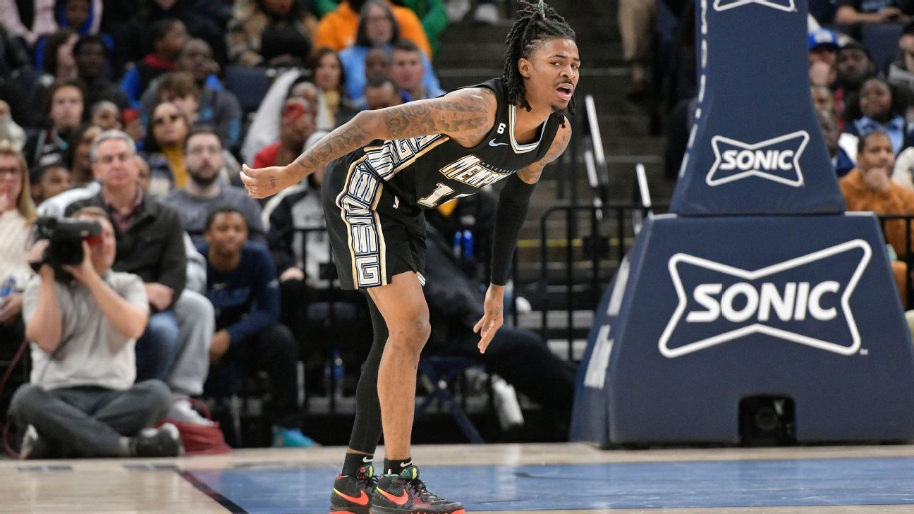 Ja Morant (esguince tobillo grado 1) irá semana a semana - ESPN