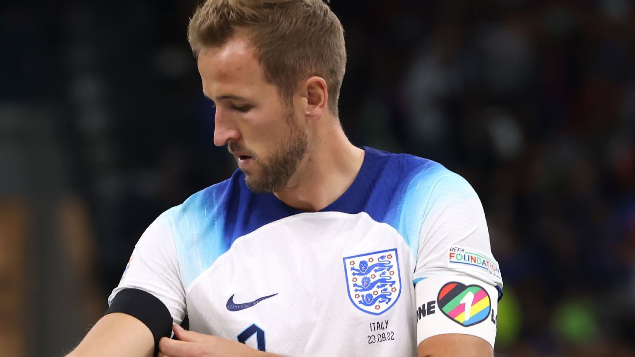 Inglaterra tampoco llevará el brazalete multicolor en Qatar 2022 - ESPN