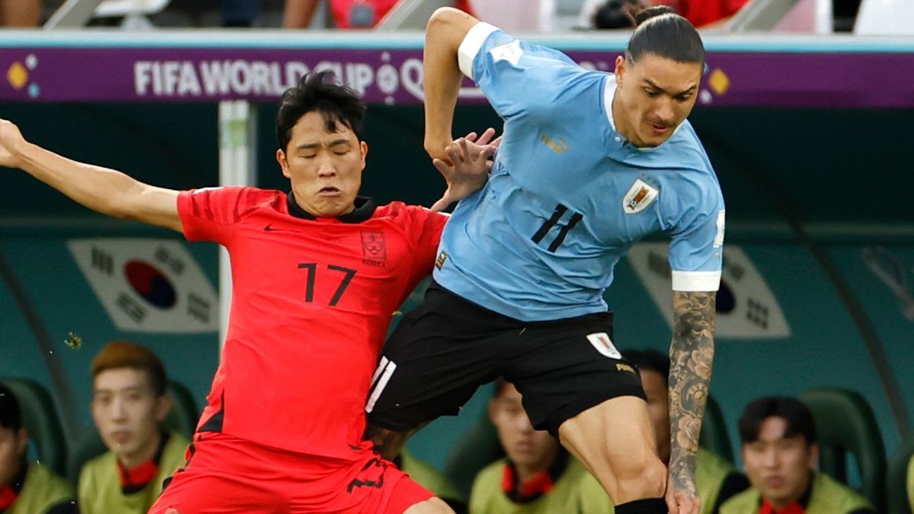 Darwin Núñez fue el punto más alto de Uruguay en el empate ante Corea ...