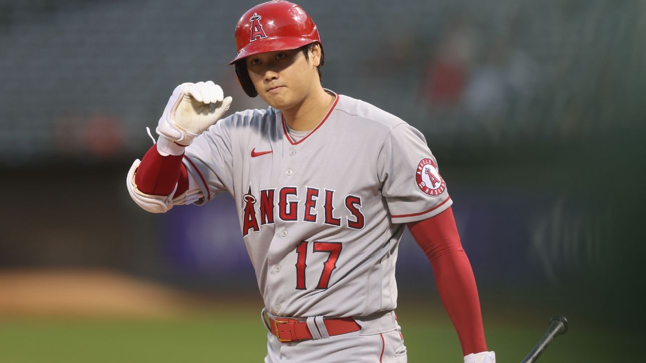 Shohei Ohtani, de Los Ángeles Angels, es elegido Bateador Designado de ...