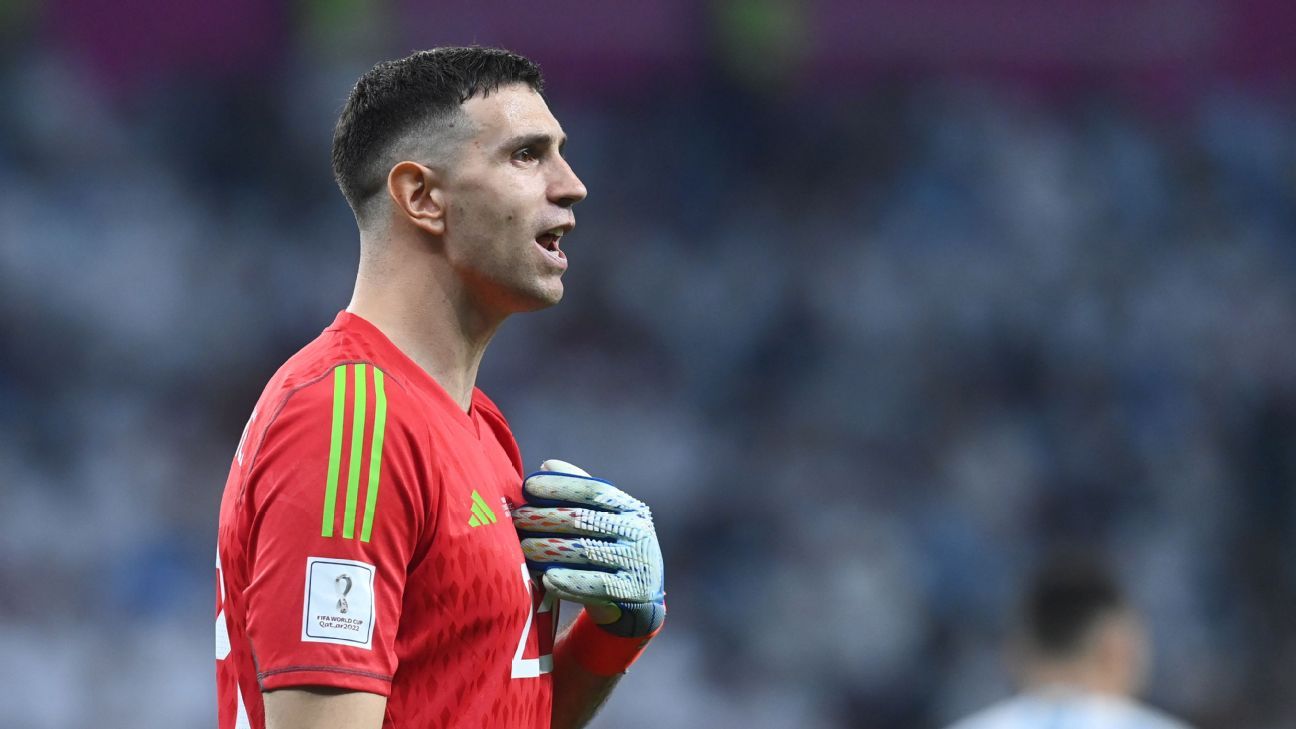 Dibu Martínez Esa Atajada Se La Dedico A La Gente De Argentina Espn