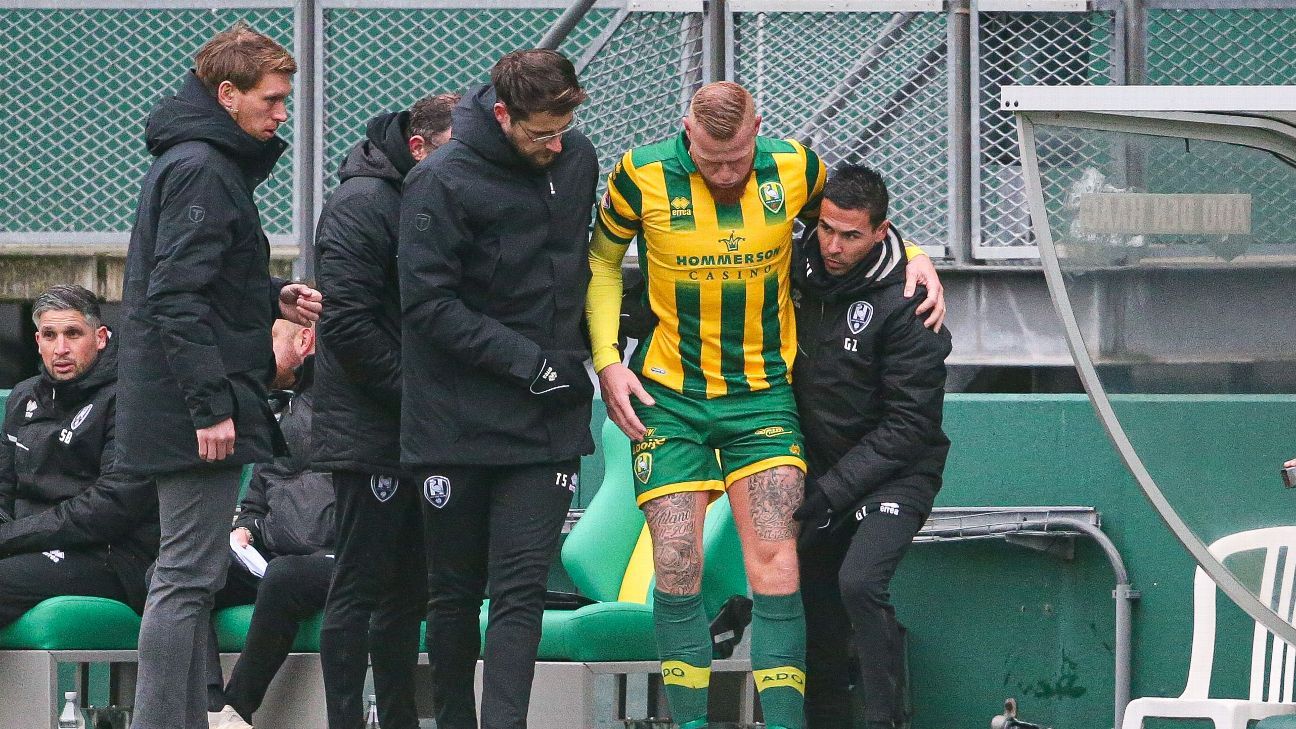 Verheydt weken aan de kant met enkelblessure - ESPN