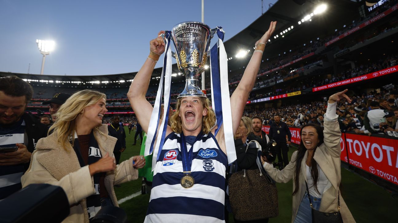 Geelong young gun De Koning re-signs - ESPN