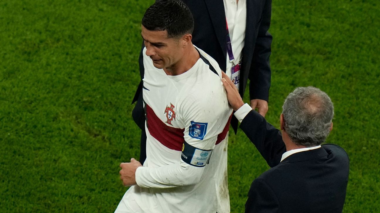 Cristiano Ronaldo Suplente Sin Mundial Entre Lágrimas Espn