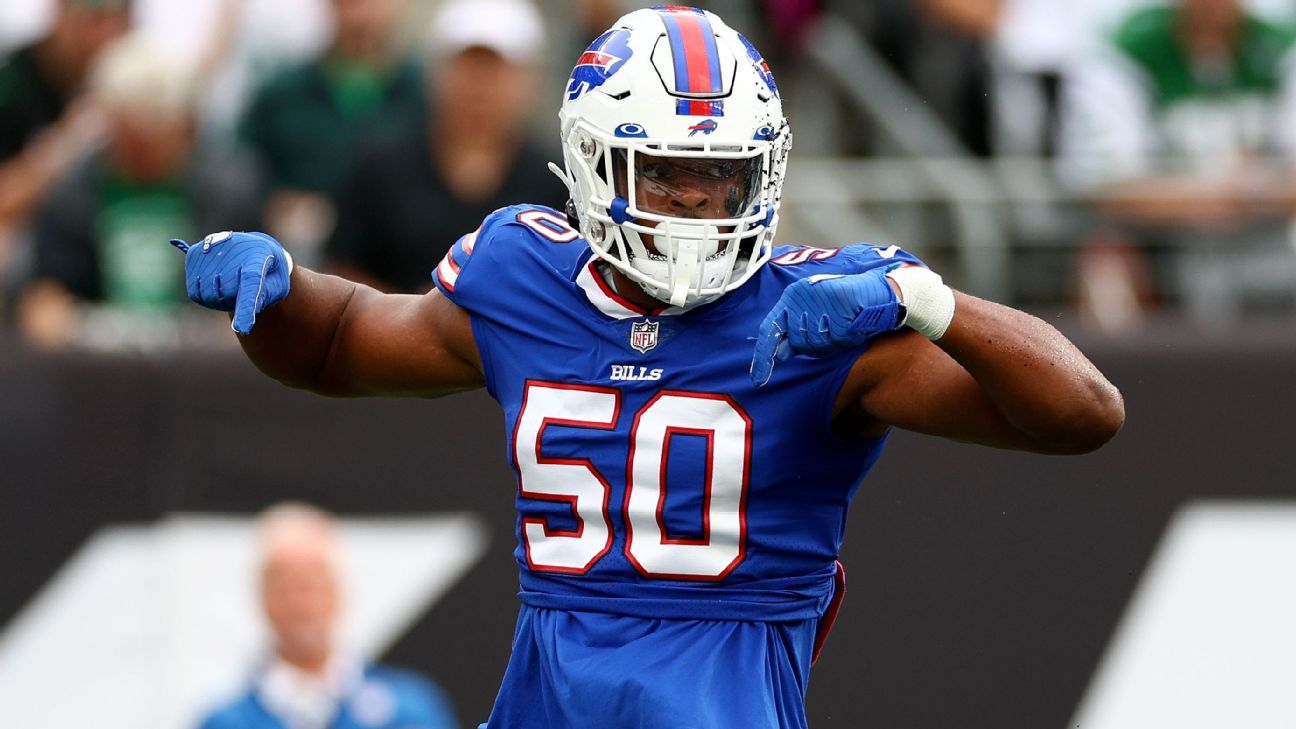 'We're doing it for him': Greg Rousseau leads Bills' defenders emerging ...