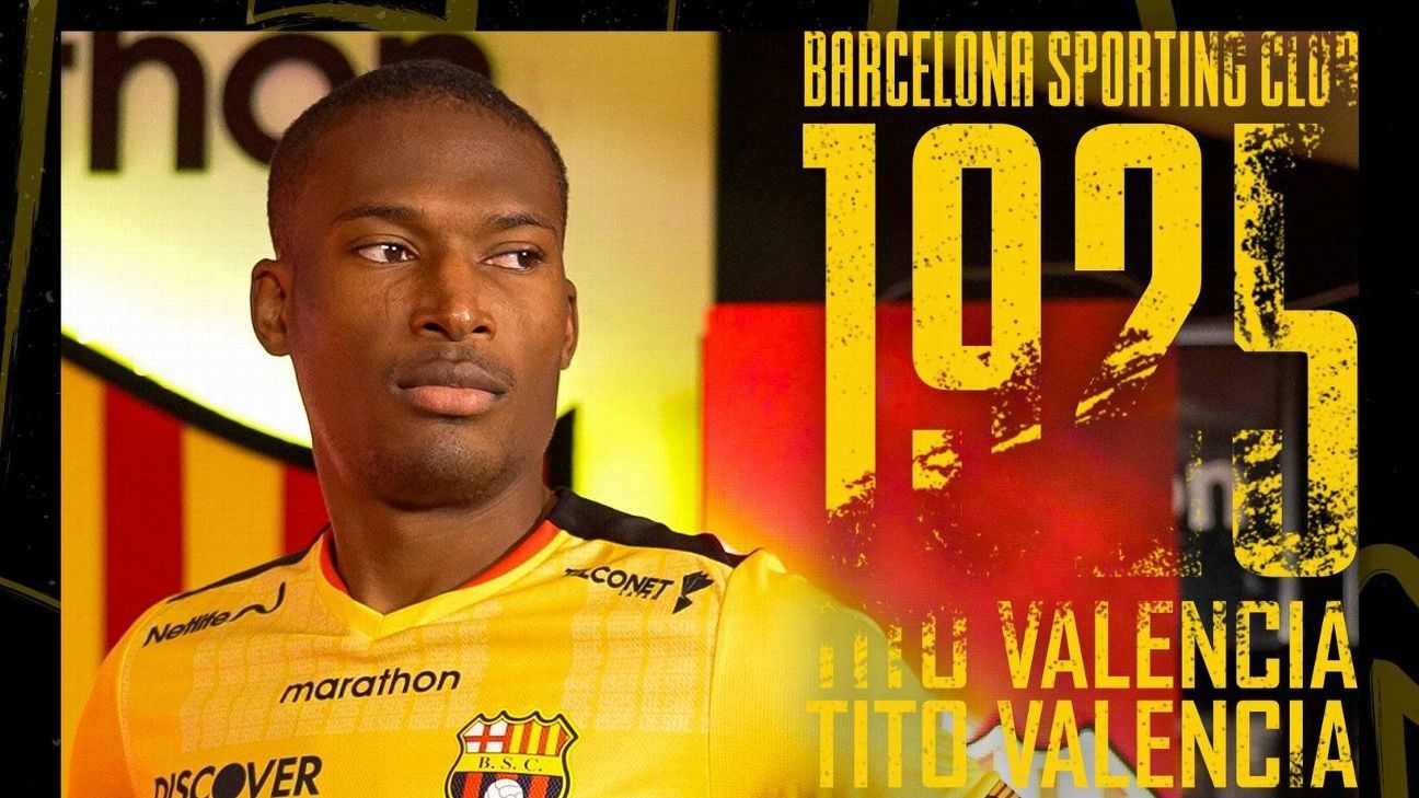 Tito Valencia no continuará en Barcelona en 2023 - ESPN