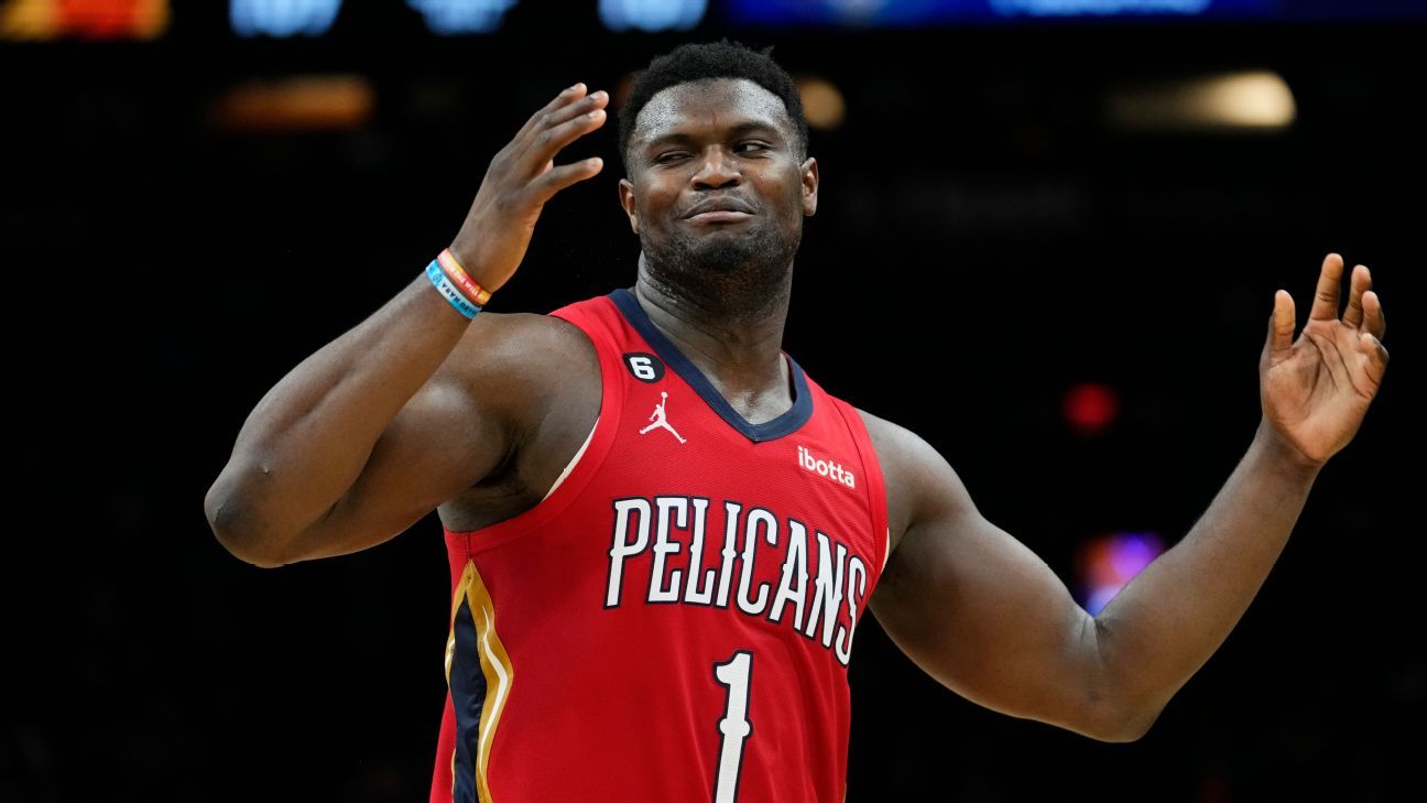 Zion Williamson ingresa a los protocolos de salud y seguridad de la ...