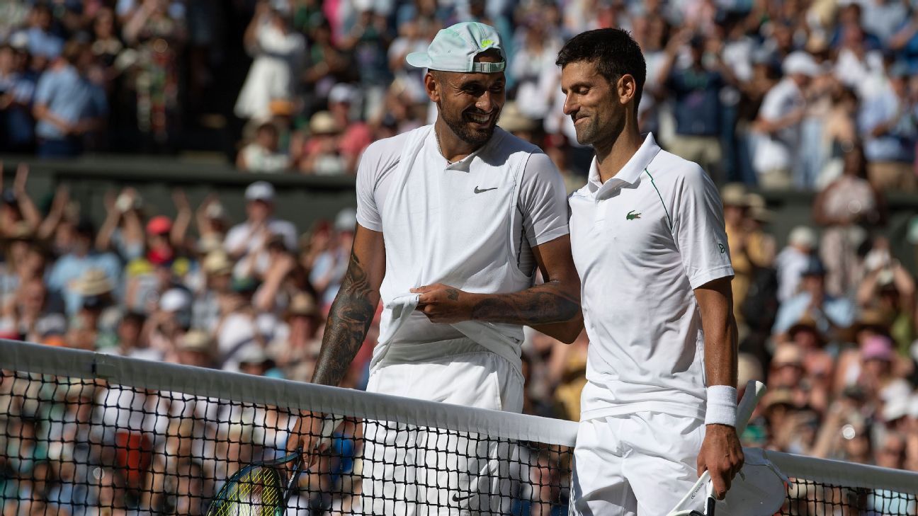 Djokovic-Kyrgios, ¿dobles para 2023? - ESPN