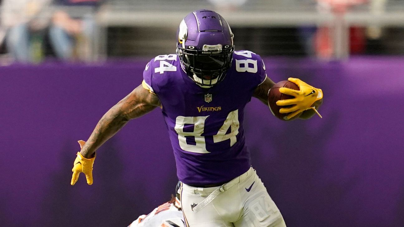 Vikings activan a Irv Smith Jr. para el partido contra Bears - ESPN