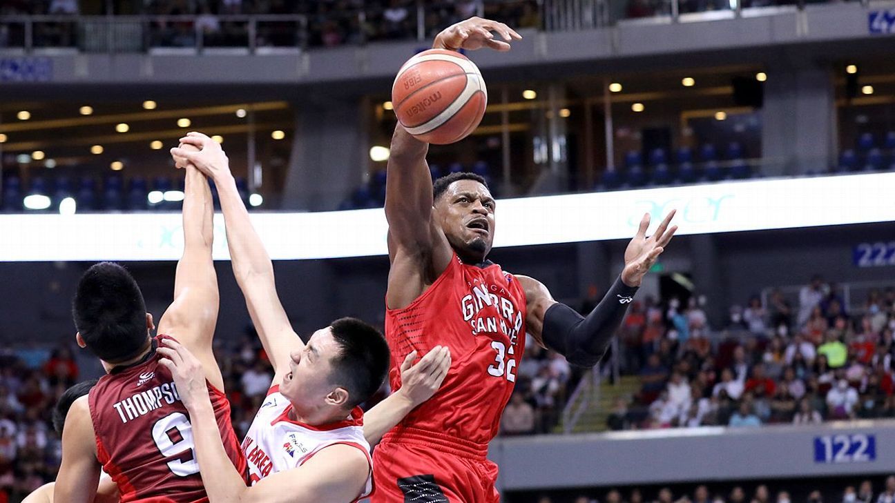 Brownlee, Pringle power Barangay Ginebra to an emphatic win over Bay Area and take a 3-2 lead in ...