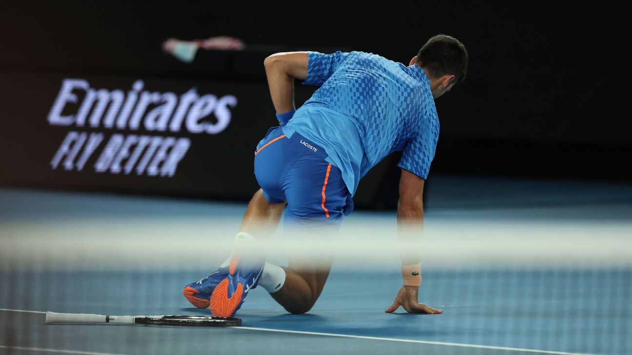 Djokovic emuló a Davidovich en el Rod Laver Arena - ESPN