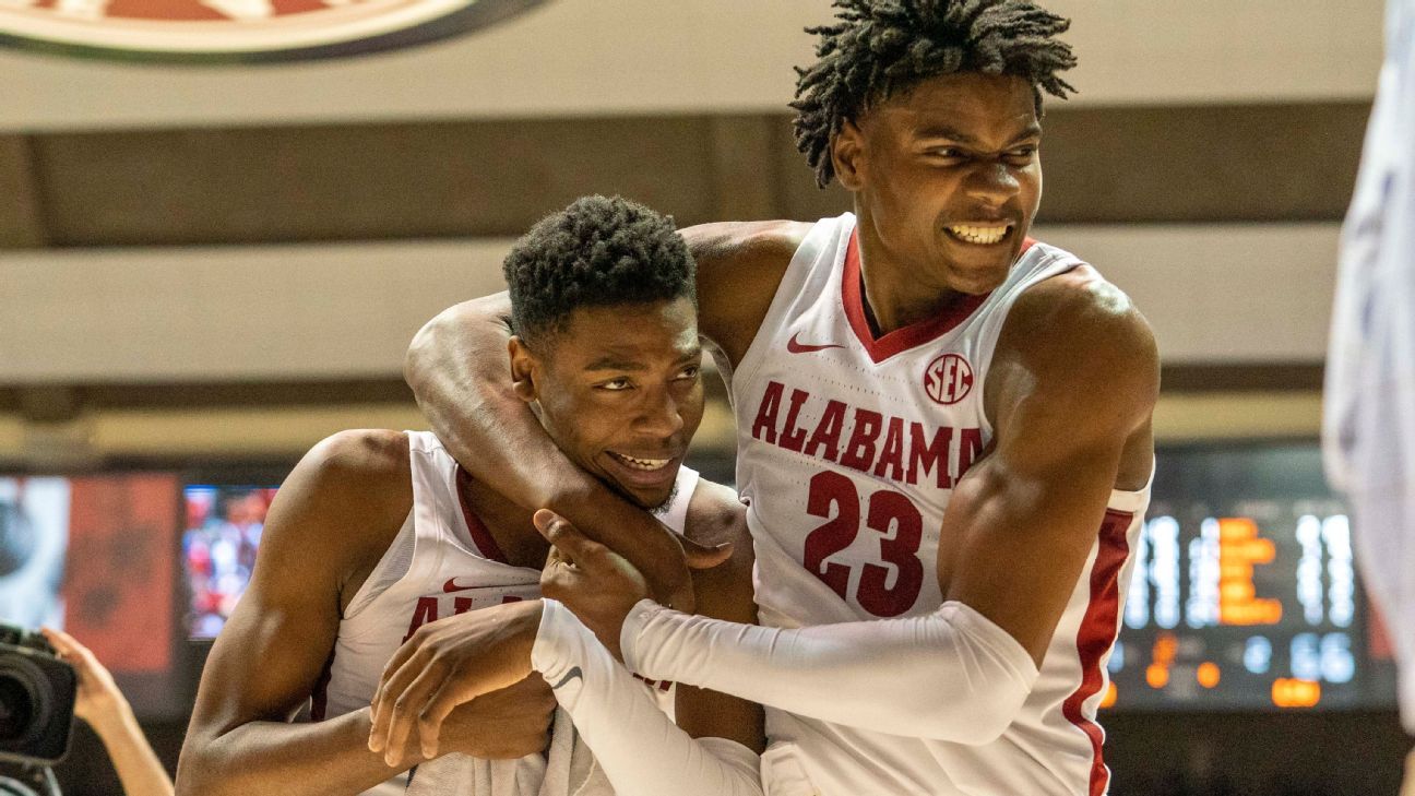 Men's college basketball Power Rankings: We have a new top 2 in Alabama ...