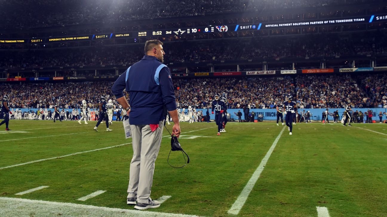 Tennessee Titans still in search of an offensive coordinator - ESPN ...