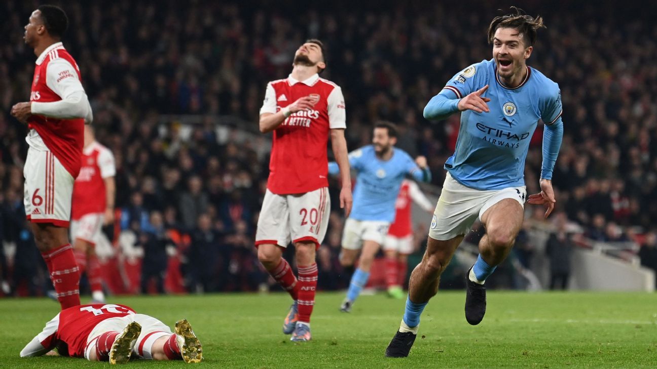 City Vence Arsenal E Assume Liderança Da Premier League Espn