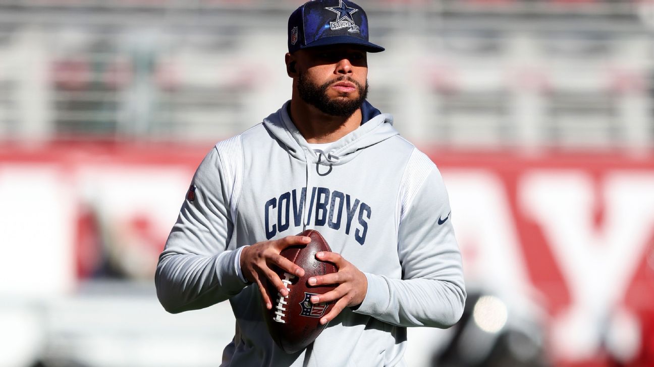 Cowboys restructuraron contratos de Dak Prescott y Zack Martin - ESPN