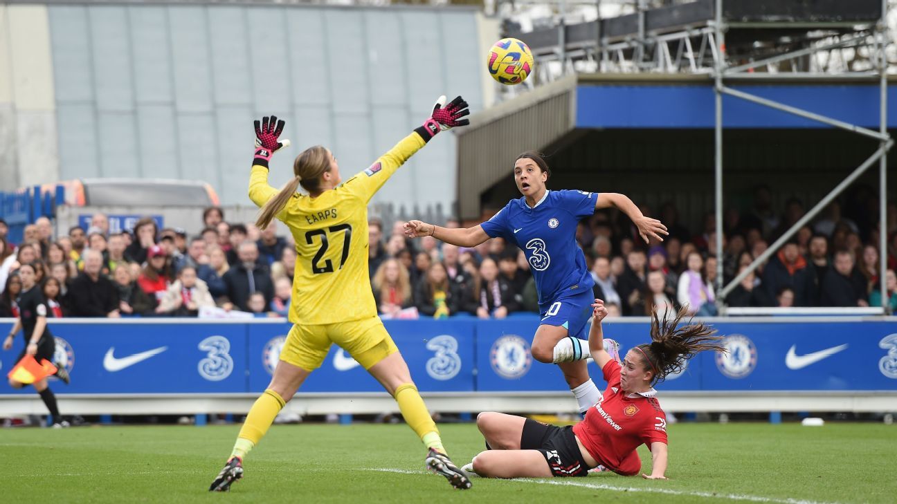 WSL review: Chelsea beat Man United; Shaw keeps scoring - ESPN