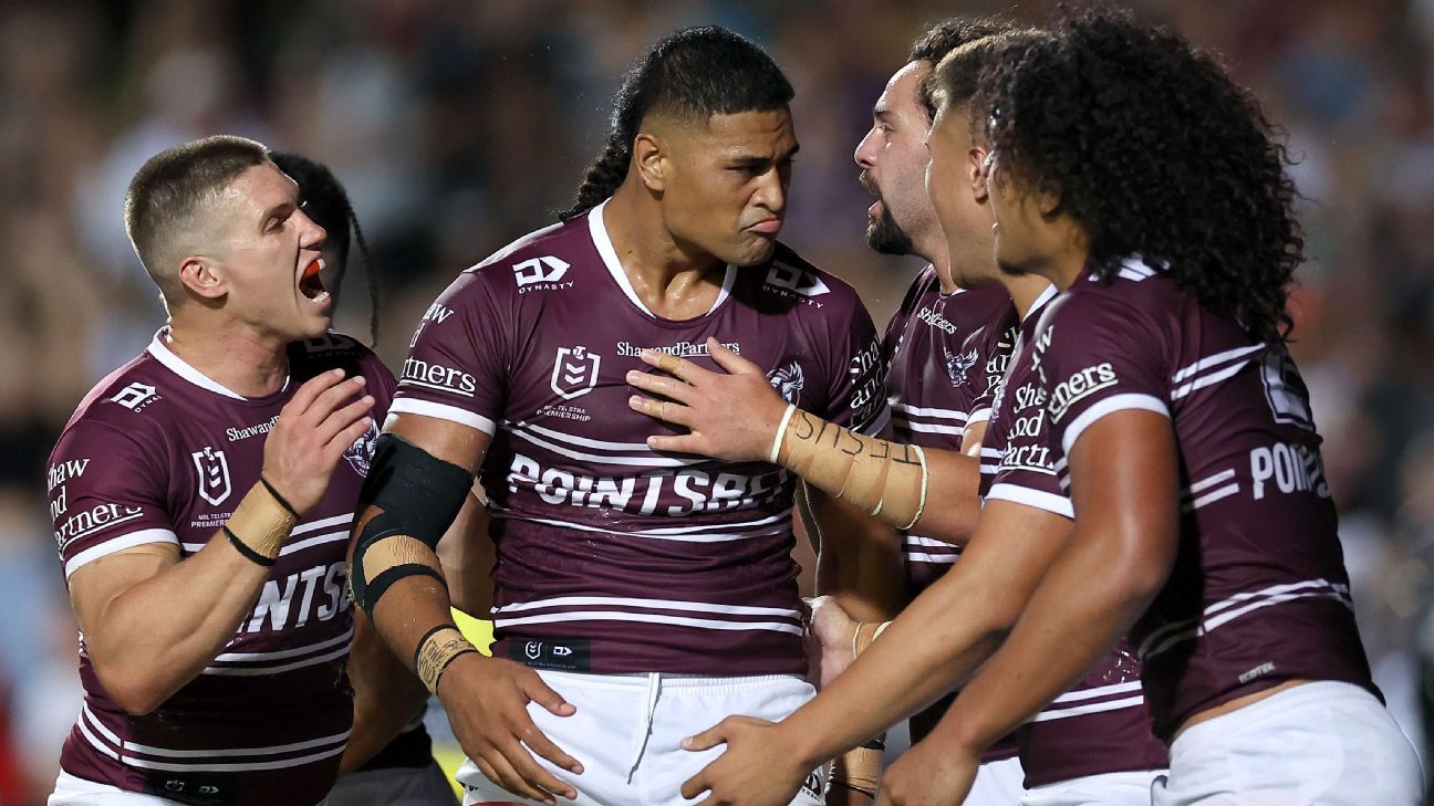 Schuster stars as Manly hold out Eels in wild NRL win - ESPN