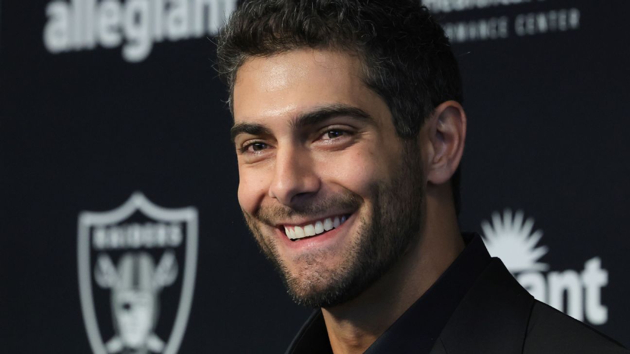 ¿Cómo lucirá el ataque de Raiders al mando de Jimmy Garoppolo? - ESPN