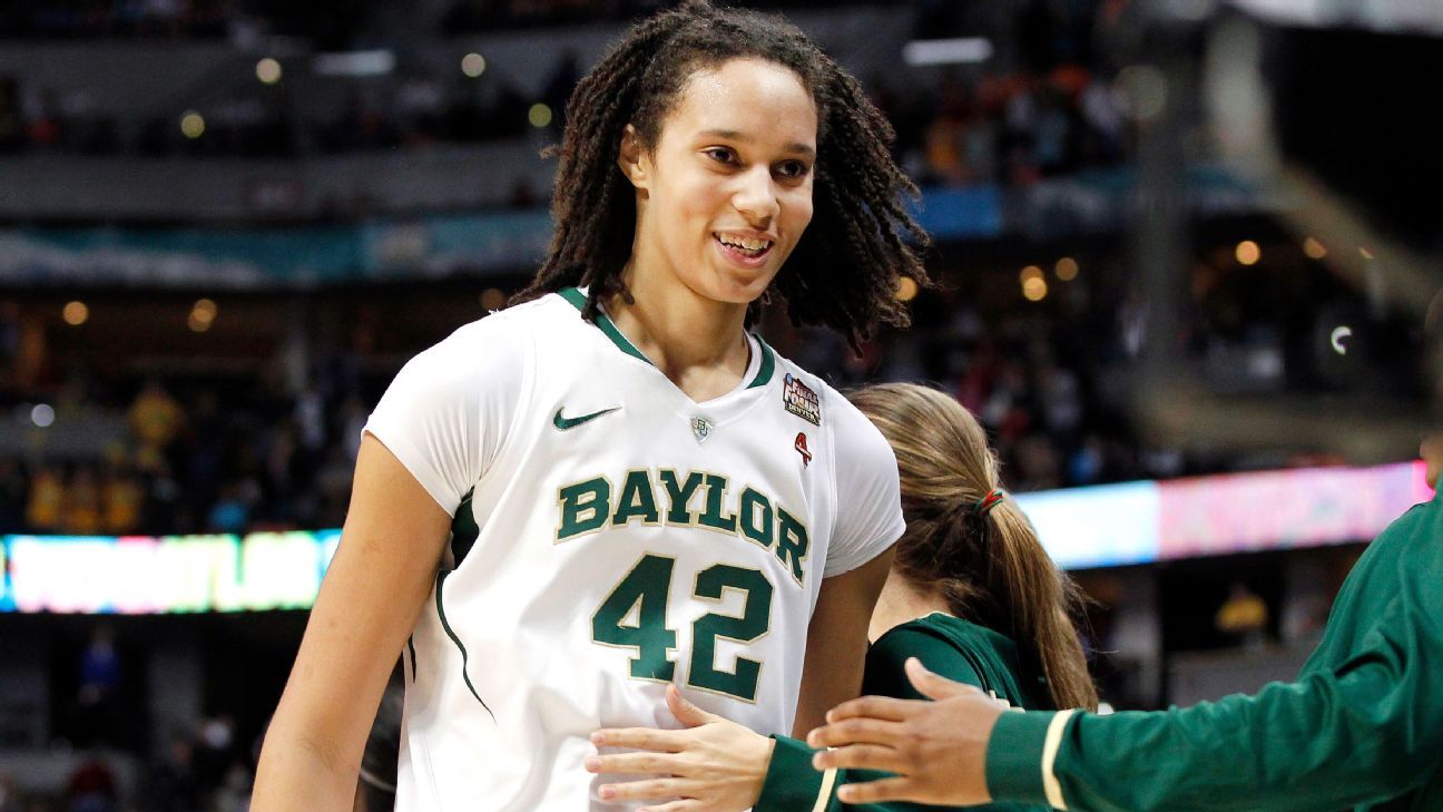 Baylor to honor Brittney Griner by retiring her No. 42 jersey - ESPN