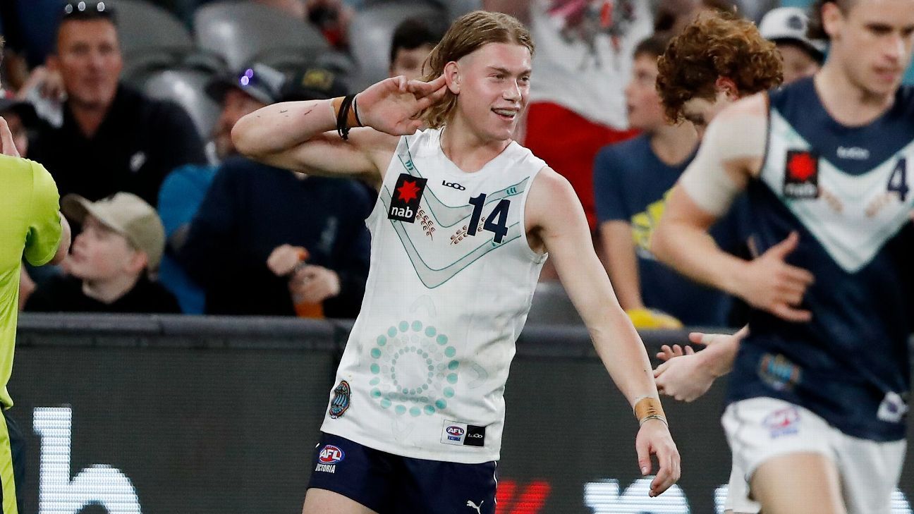 Top AFL draft prospect Harley Reid happy to head to West Coast - ESPN